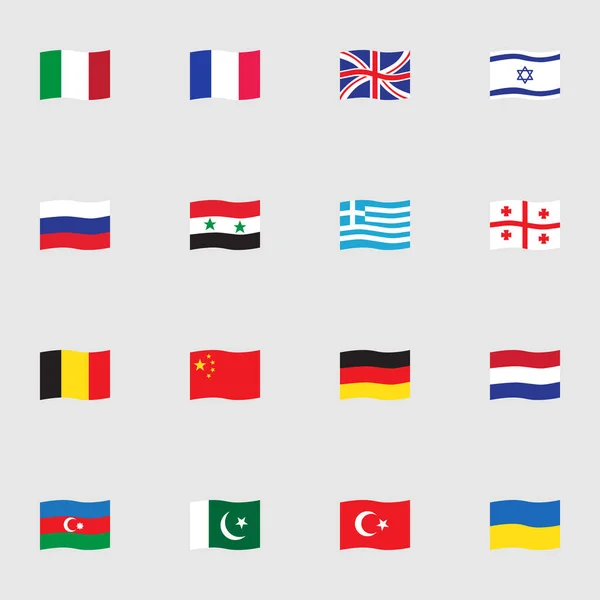 100,000 World flags icons Vector Images | Depositphotos