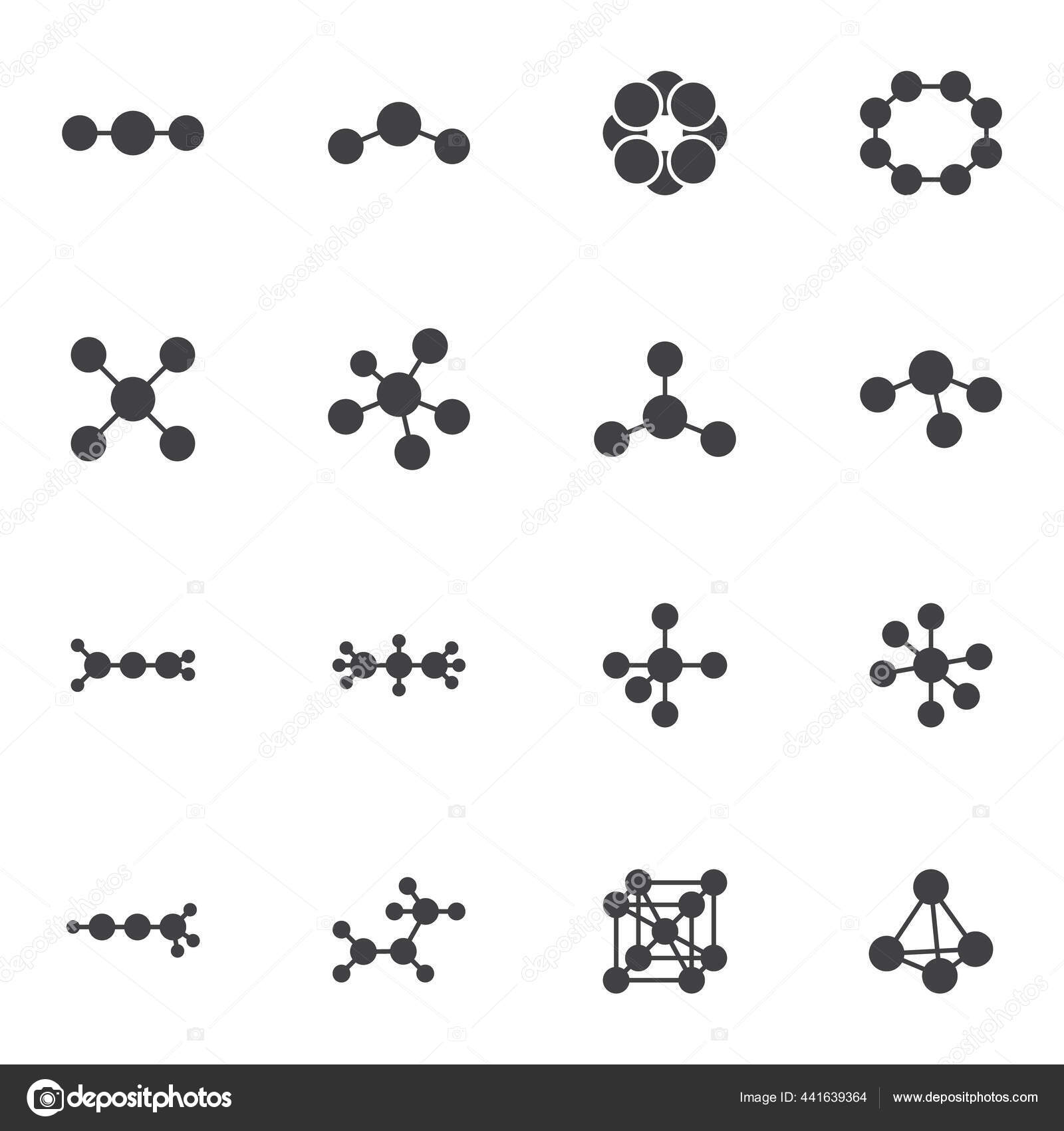 Molecular formula vector icons set Stock Vector Image by ©avicons ...
