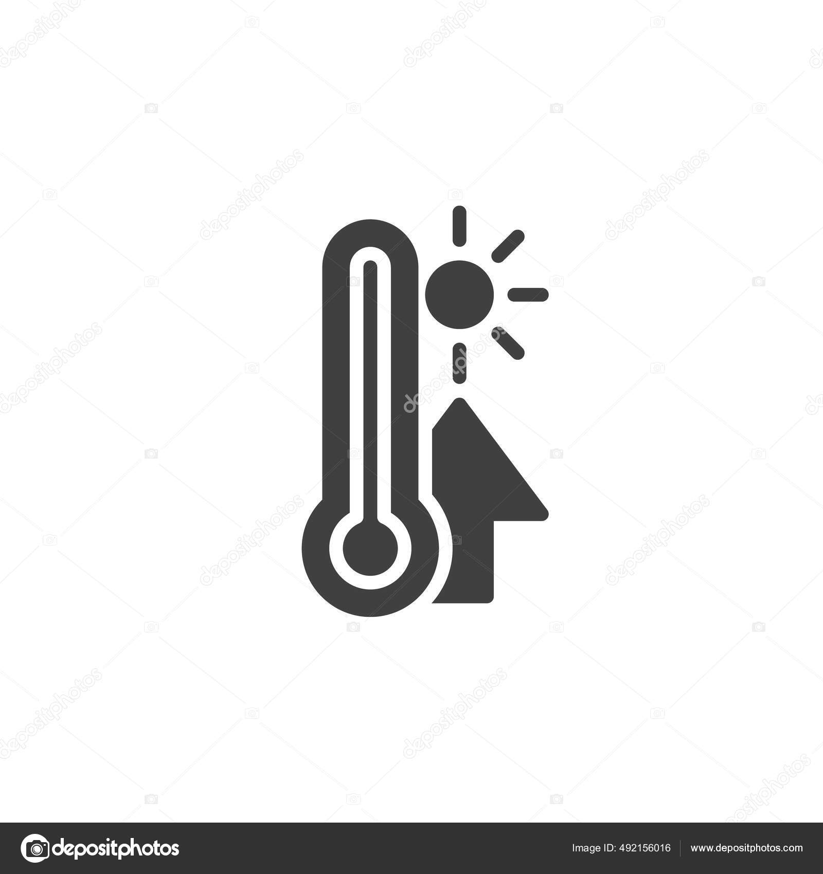 High temperature scale vector icon Stock Vector by ©avicons 492156016