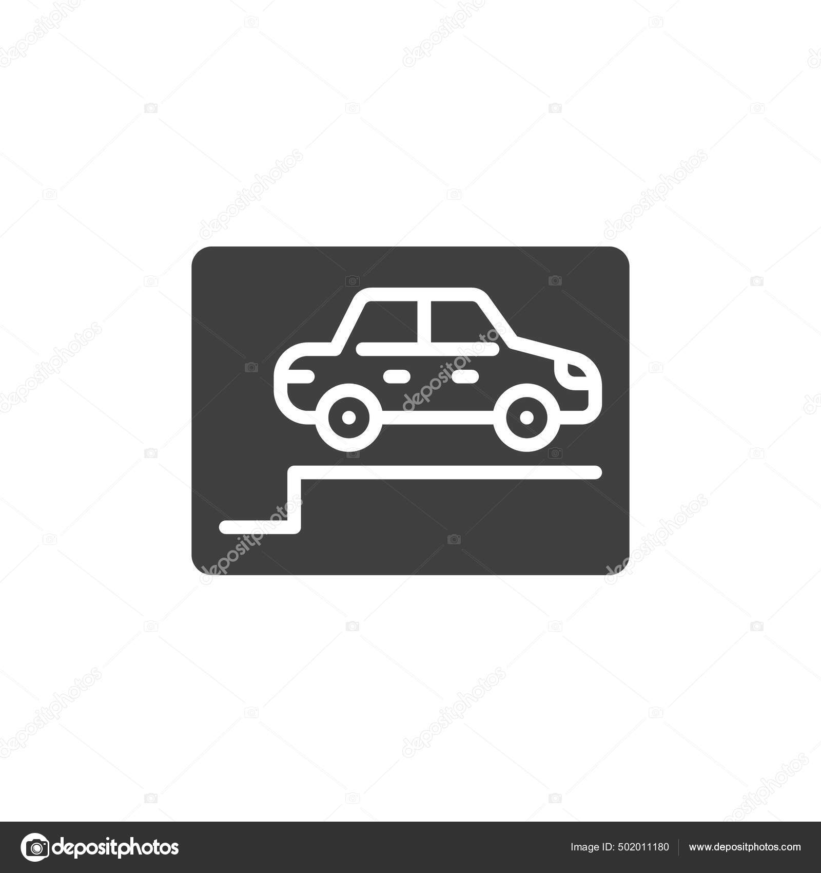 Car parking area vector icon Stock Vector by ©avicons 502011180