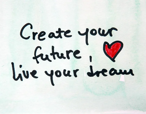 Create your future message Stock Photo by ©kukumalu80 83408776
