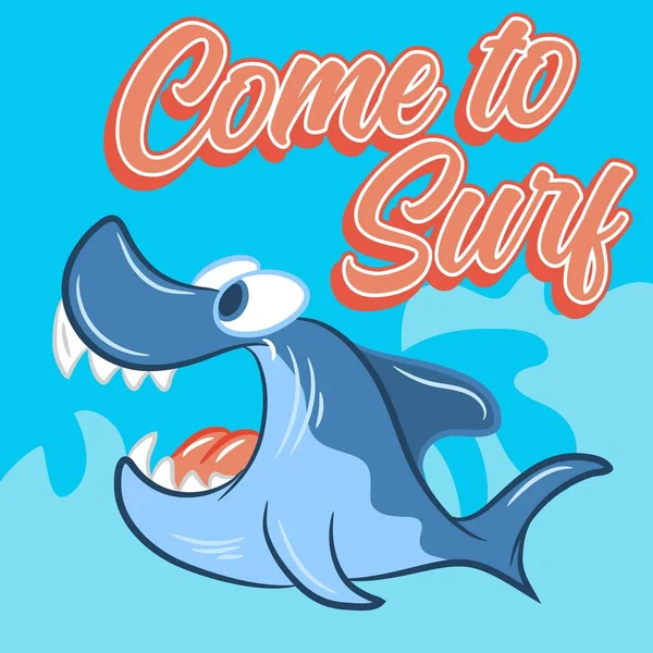 Illustration Vector Shark Text Background Stock Vector by ©Kamui7mx ...