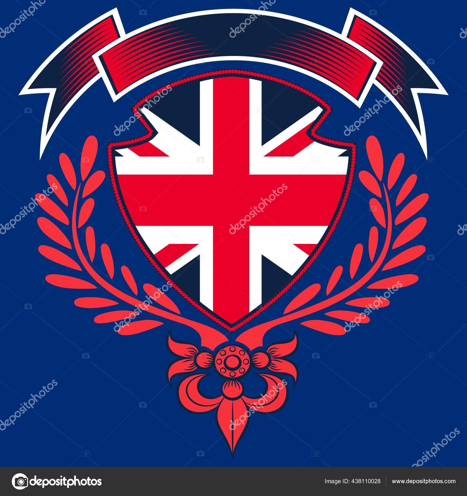 Classic Royal Emblem Heraldic Embroidery Emblem Template Vector Graphic ...