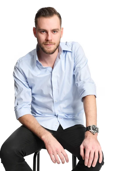 Sitting Person Front View