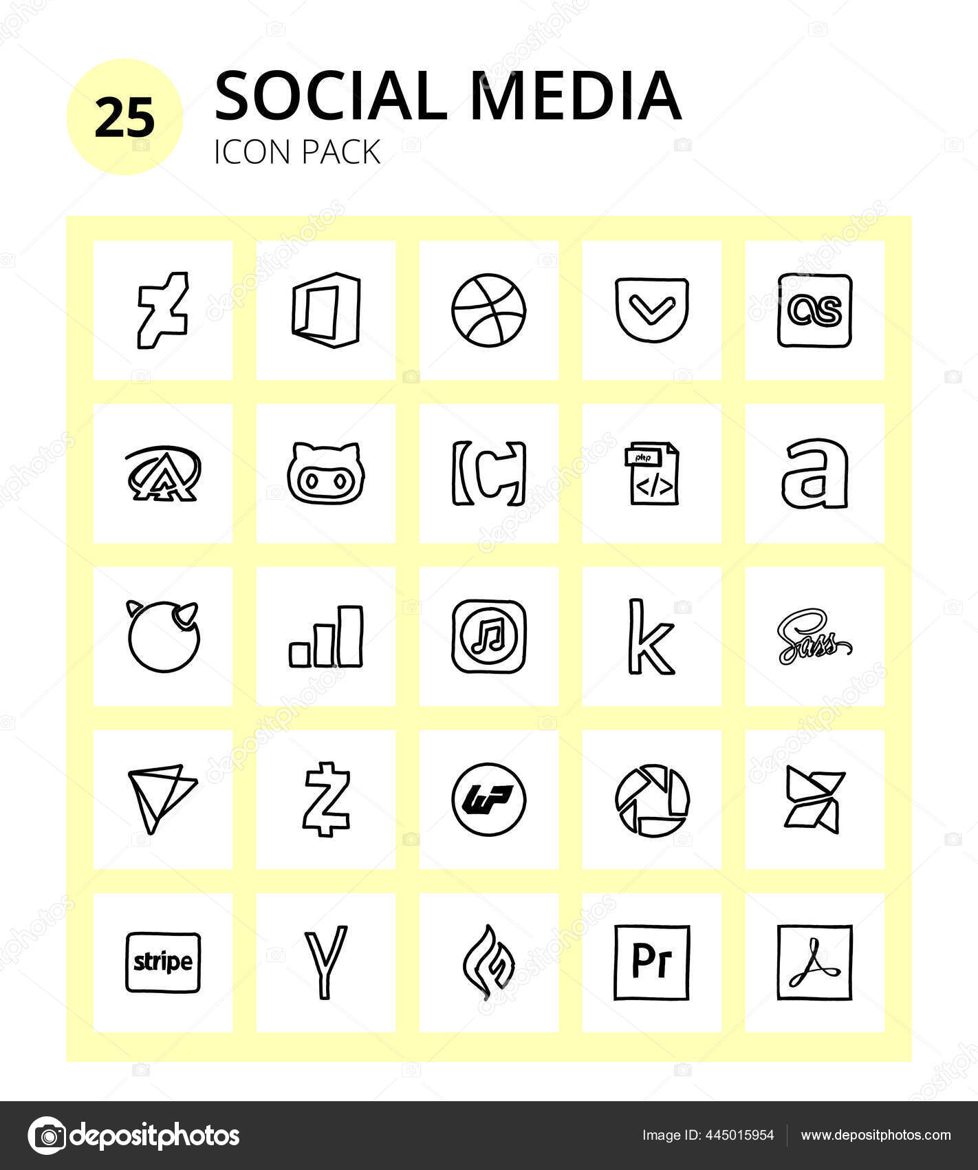 Set Social Logo Kaggle Analytics Alt Freebsd Script Editable Vector ...