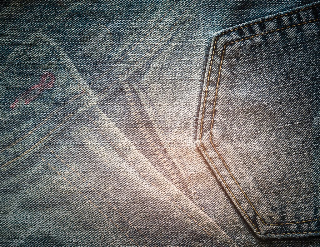 Jeans texture with pocket — Stock Photo © surasaki #84988210