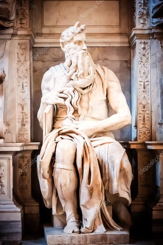 Escultura del profeta Moisés, realizada por el famoso artista Miguel ...