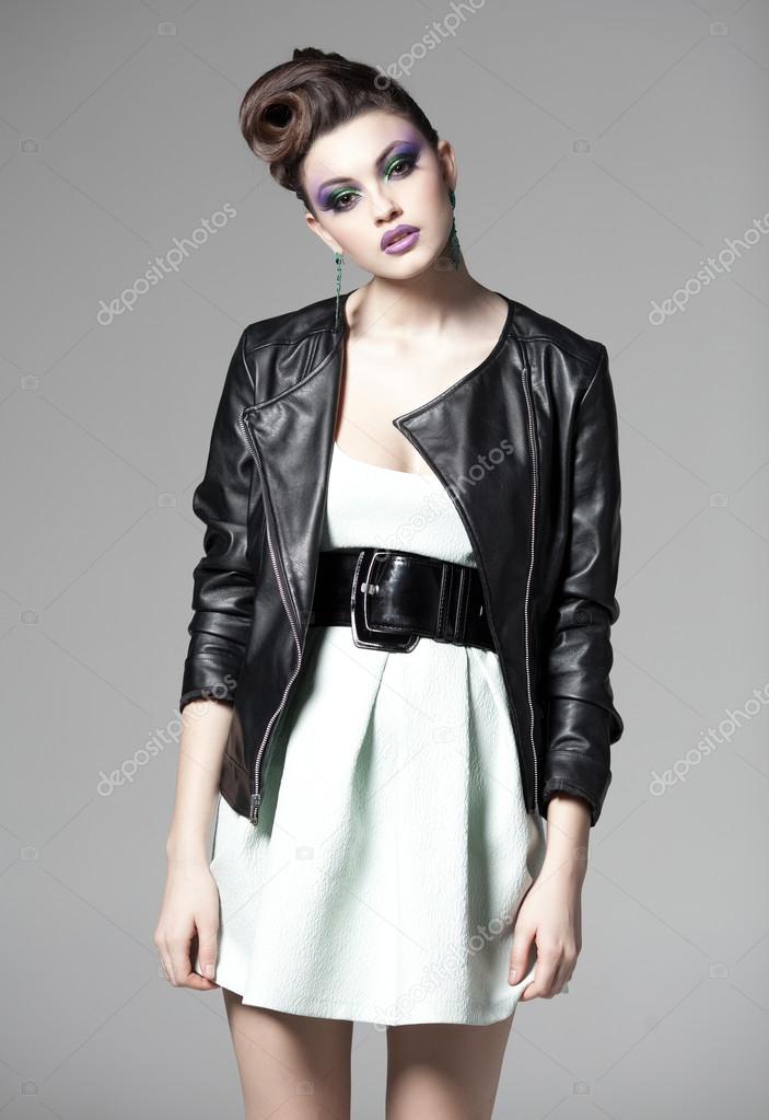 Beautiful woman posing — Stock Photo © matusciac #84345480