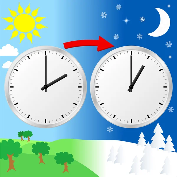 Hora central imágenes de stock de arte vectorial | Depositphotos