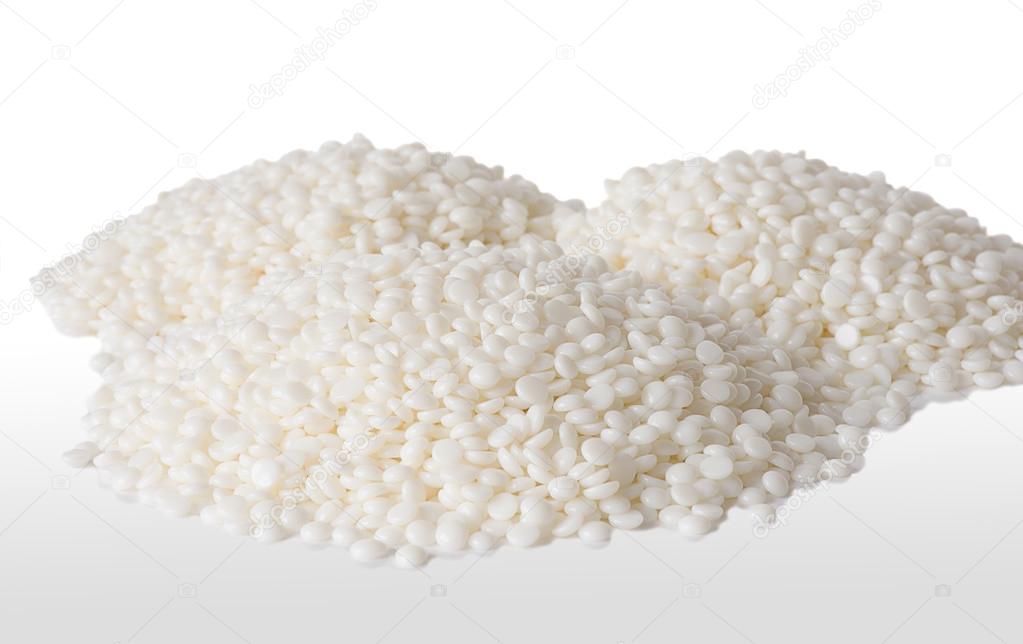 White polymer granules — Stock Photo © Epitavi #69087687