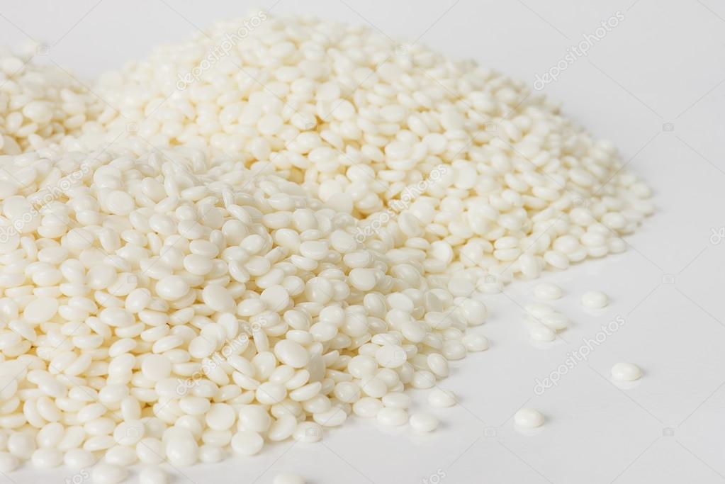 White polymer granules — Stock Photo © Epitavi #73943393