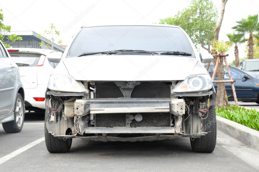 Front Smashed Car
