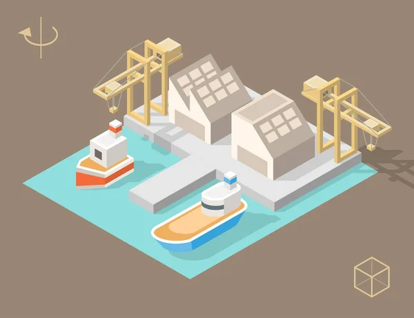 30,219,640 Isometric shipyard Vector Images | Depositphotos