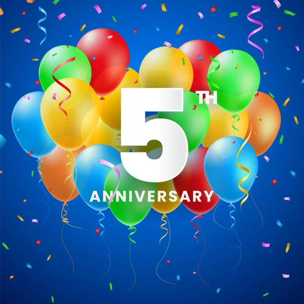 High Quality Anniversary Celebration Poster Numbers Sparkling Confetti ...