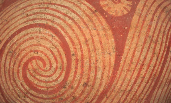 Pattern on ancient pottery — Stock Photo © thanavut #63719665