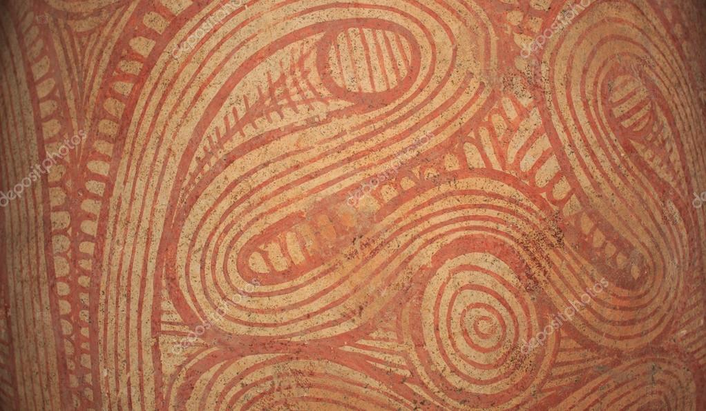 Pattern on ancient pottery — Stock Photo © thanavut #63719665