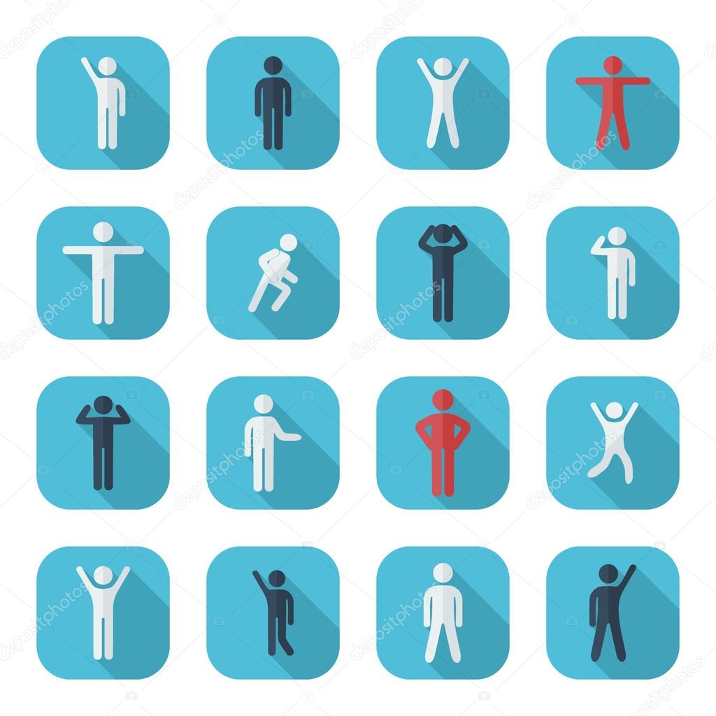 Assembly of people silhouettes stick figure Stock Vector Image by ...