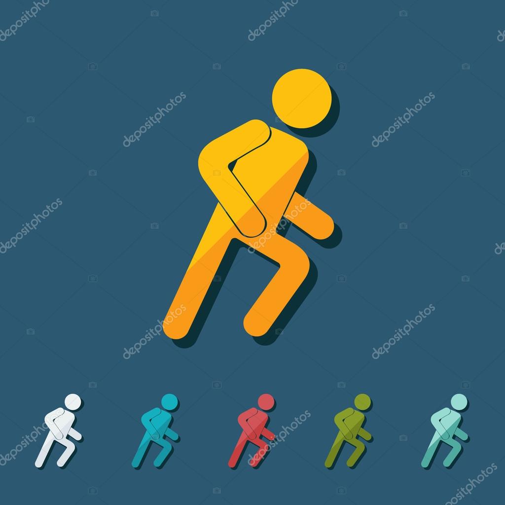 Stick figure of human silhouette Stock Vector by ©Chorniy10 103377008