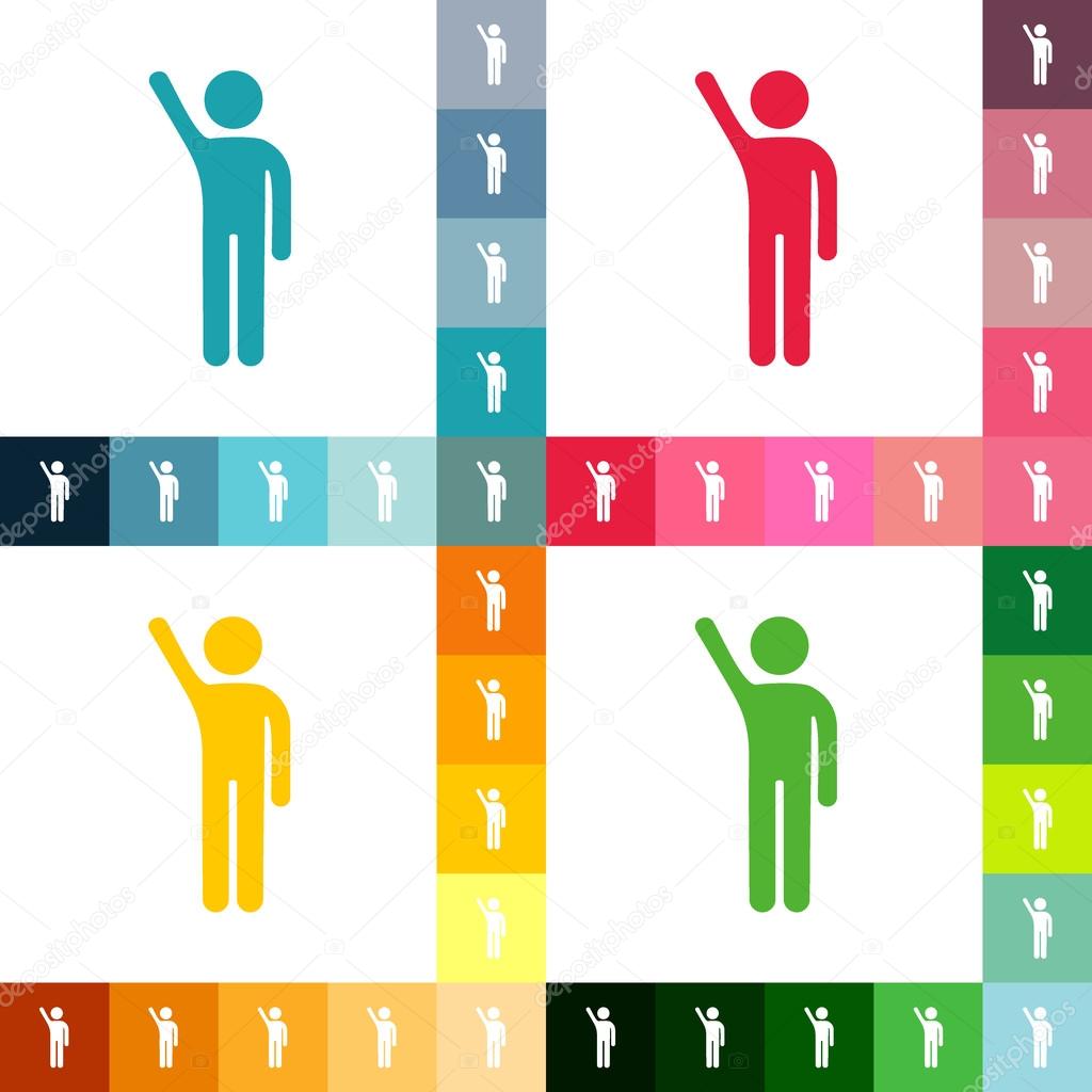 Stick figure of human silhouette Stock Vector by ©Chorniy10 106174934