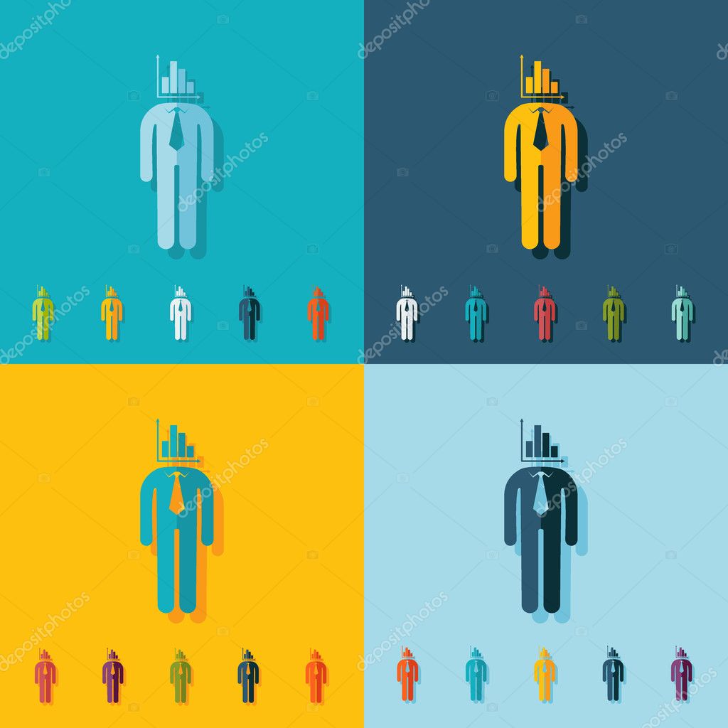 Stick figure of a man Stock Vector by ©Chorniy10 106185186