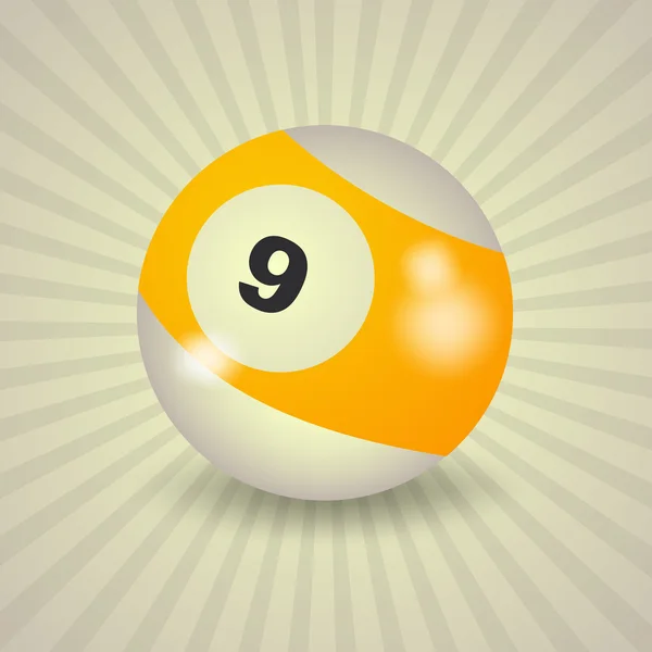 Bola 9 billar Vector Art Stock Images | Depositphotos