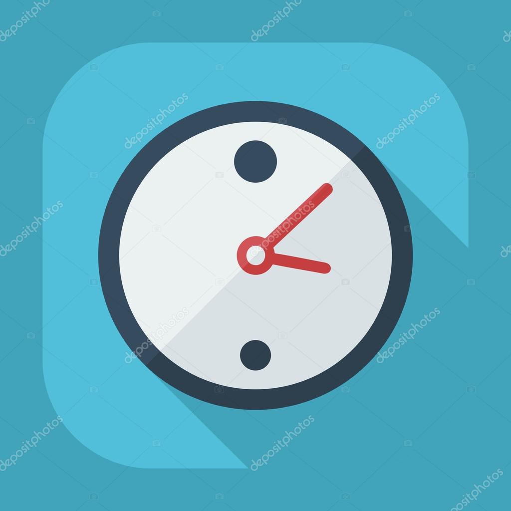 Shadow wall Clock Stock Illustration by ©Chorniy10 #55690155