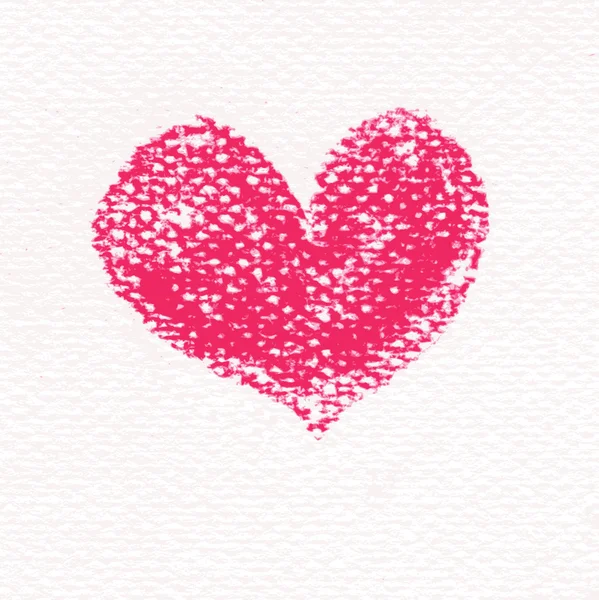 Pencil sketch of a pink heart. Hand-drawn doodles. Stock Vector Image ...