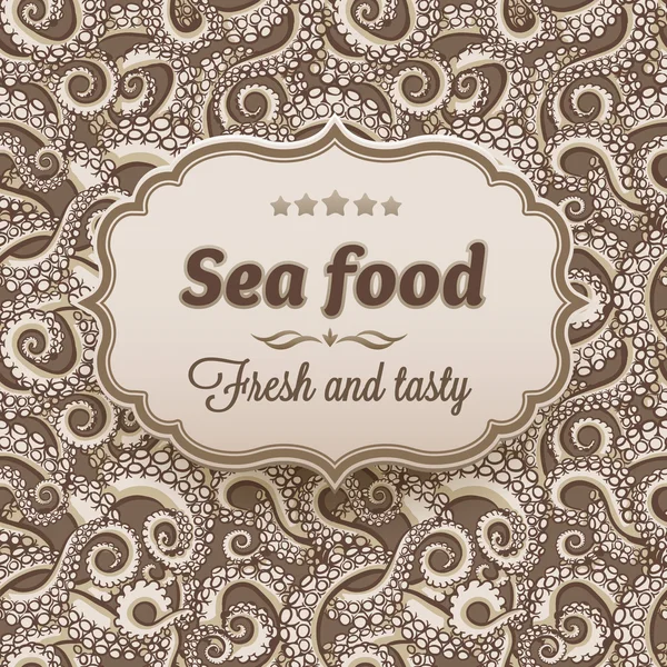 ᐈ Under the sea food labels stock vectors, Royalty Free sea food ...