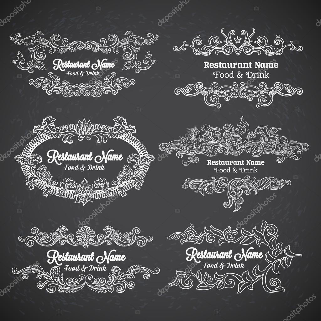 Labels for restaurant menu Stock Vector by ©Tueris 70784579