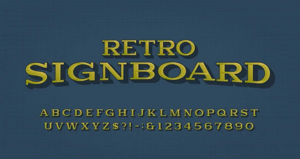 Retro Sign Alphabet Blue Neon Tube Type Letters Numbers Vintage Stock ...