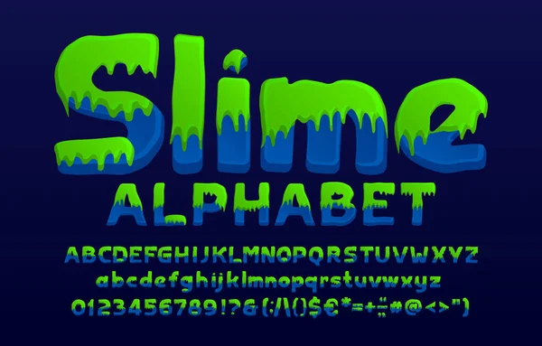 Slime letters Vector Art Stock Images | Depositphotos