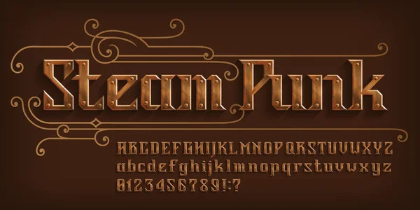 100,000 Steampunk letters Vector Images | Depositphotos