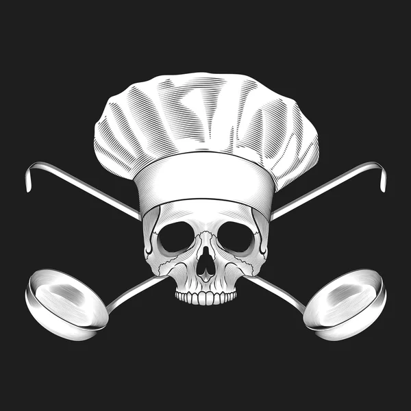 Chef calavera Imágenes Vectoriales, Gráfico Vectorial de Chef calavera ...