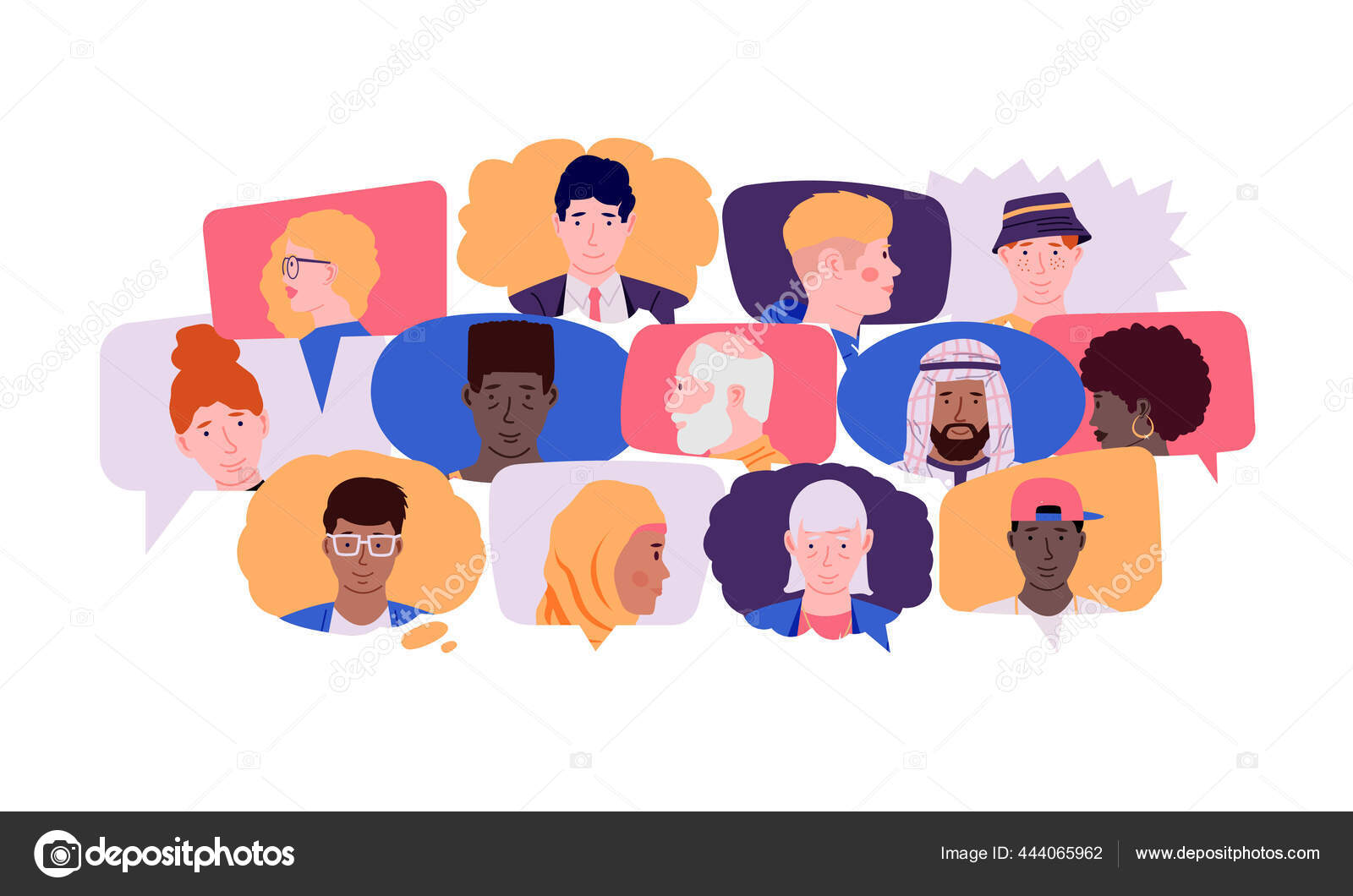 Group Discussion Cartoon