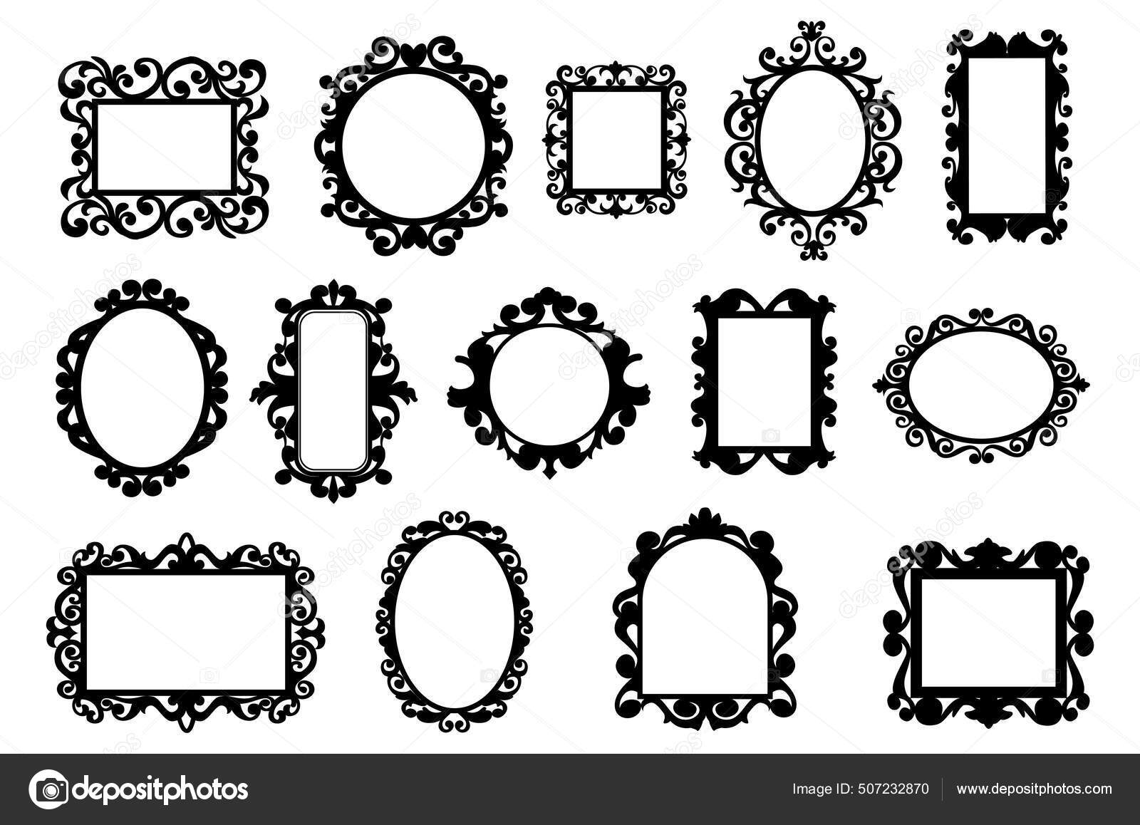 Victorian Frames Black