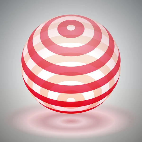 3d vector sphere striped volume form, a sample for your business Stock ...