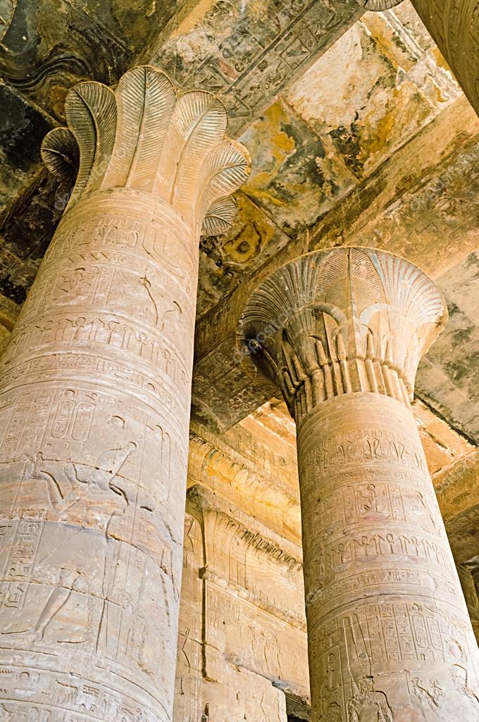 The Egyptian columns Stock Photo by ©efesenko 87470180