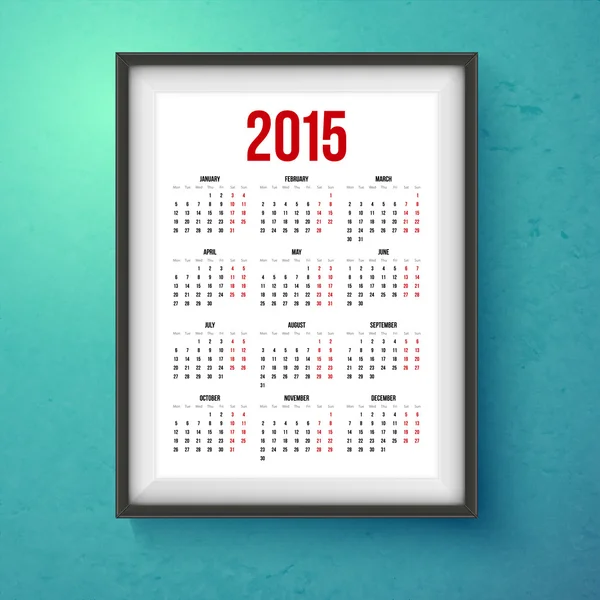 2015 year calender. Stock Vector Image by ©alevtinakarro #57024145