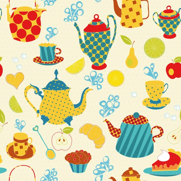 Tea seamless pattern Stock Vector Image by ©tets #31038425
