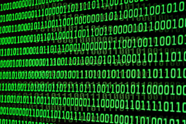 Binary Numbers Computer Screen Monitor Matrix Background Digital Data ...
