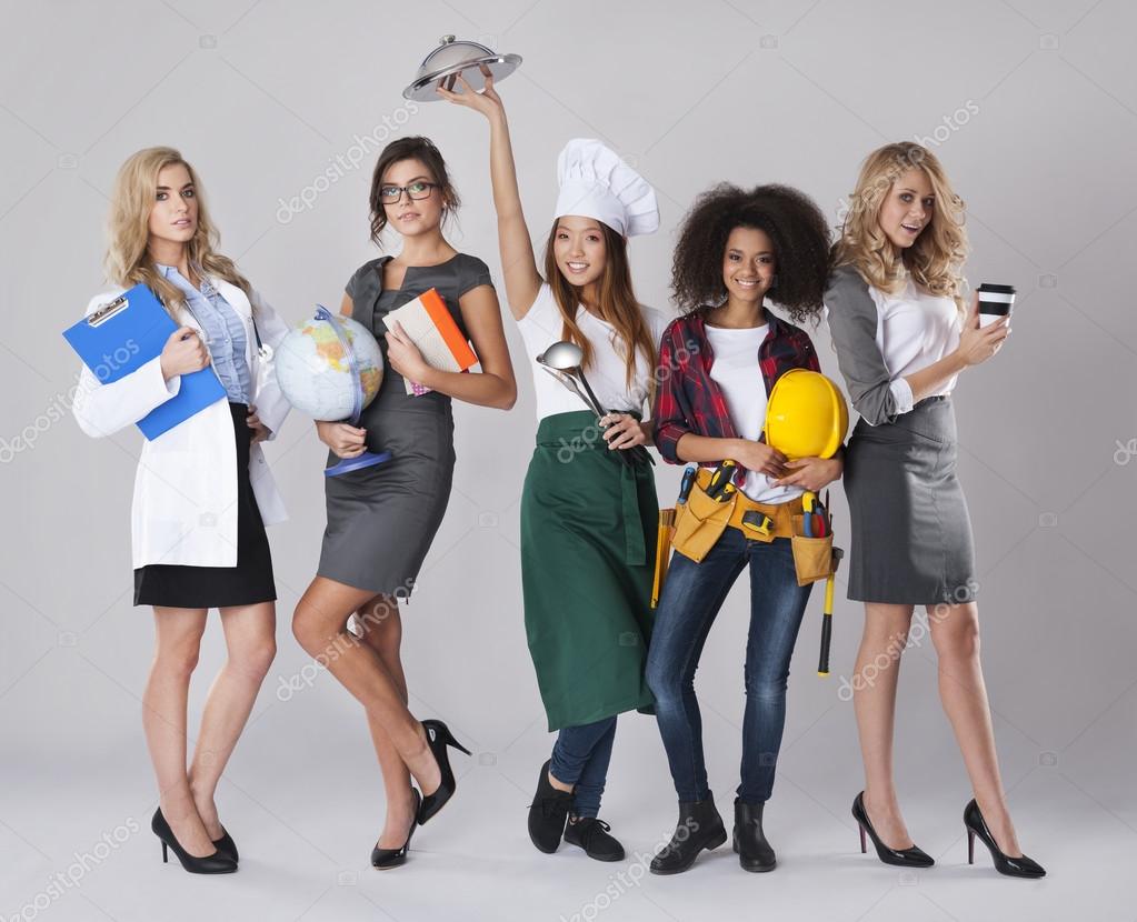 Women with different professions Stock Photo by ©gpointstudio 61538555