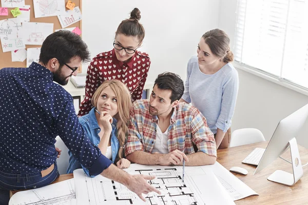 Creativity team working together — Stock Photo © gpointstudio #69317269