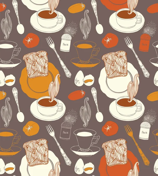 Vintage tea time Vector Art Stock Images | Depositphotos