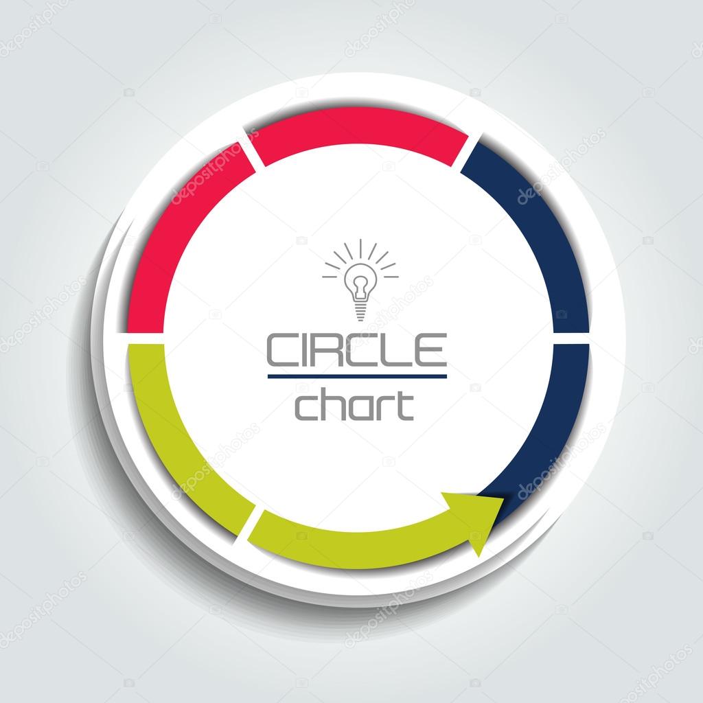 Connected Arrow circle. Infographic Element. Stock Vector by ©Kubko ...