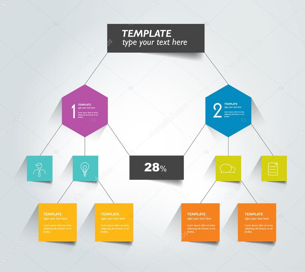 Flowchart diagram, scheme. Infographic element. Stock Vector Image by ©Kubko #64052401