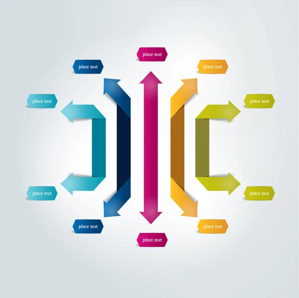 Flow chart scheme. Infographics elements. Vector design. Stock Vector ...