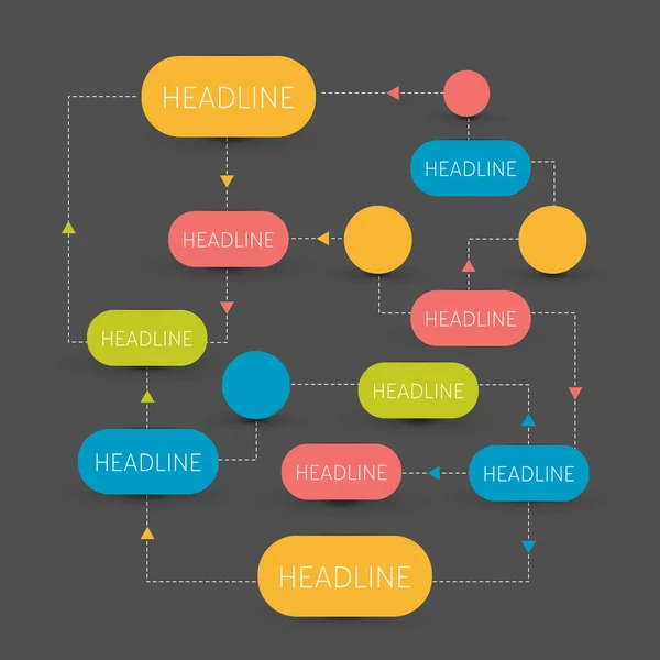 7,800 Flow chart icons Vector Images | Depositphotos