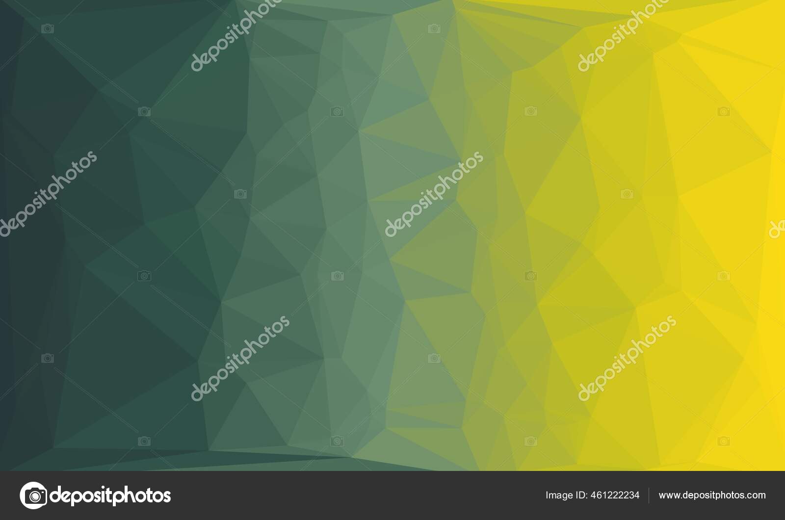 Geometric Background Yellow Green Abstract Poly Pattern — Stock Photo ...