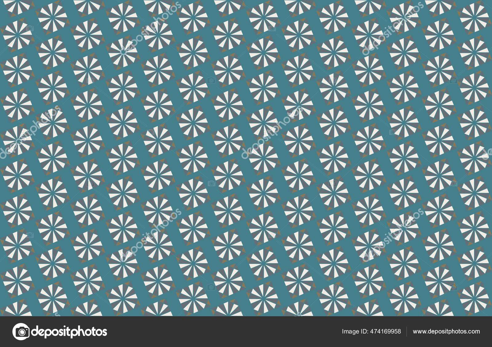 Abstract Creative Background Repeated Shapes Stock Vector by ...