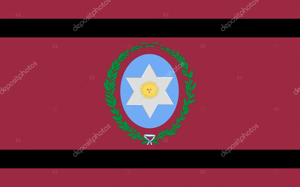 Bandera de Salta es una provincia de Argentina. Ilustración de stock de ...